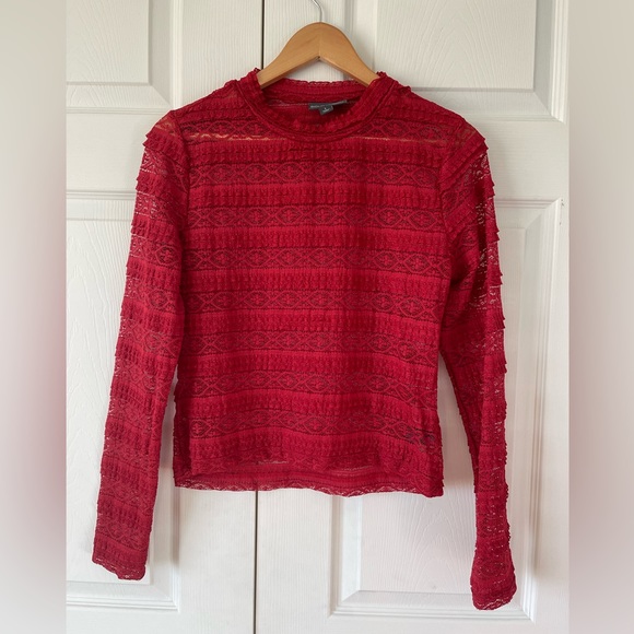 BOLD elements | Tops | Bold Elements Cut To Curve Lace Open Knit ...